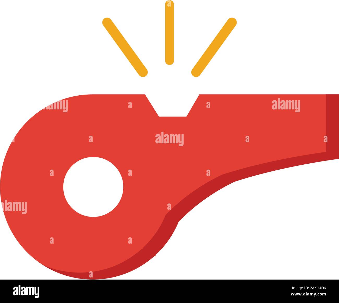 Whistle icon. Simple element from sport equipment icons collection ...