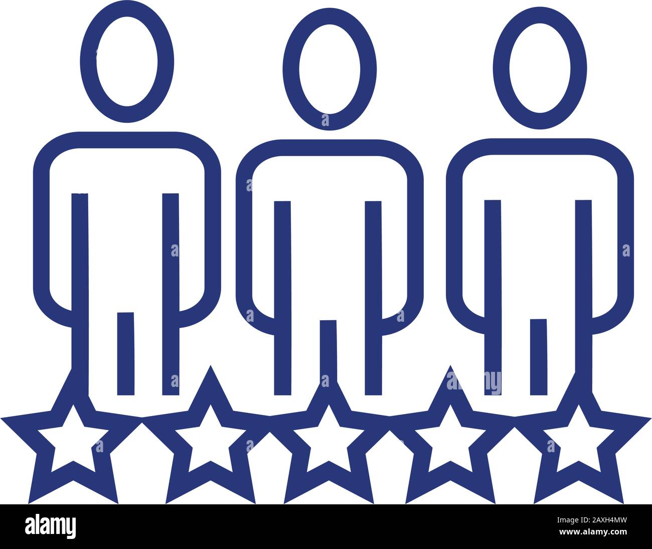 business people avatars with stars quality Stock Vector Image & Art - Alamy