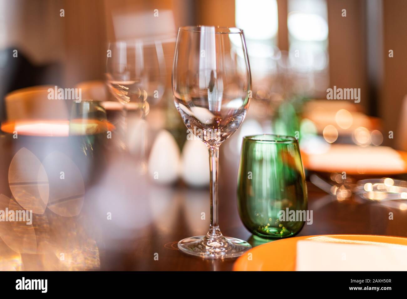 Elegant Table set up Stock Photo - Alamy