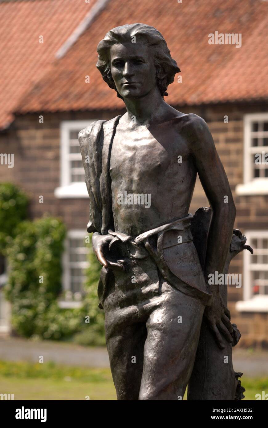 Statue young captain james cook hi-res stock photography and images - Alamy
