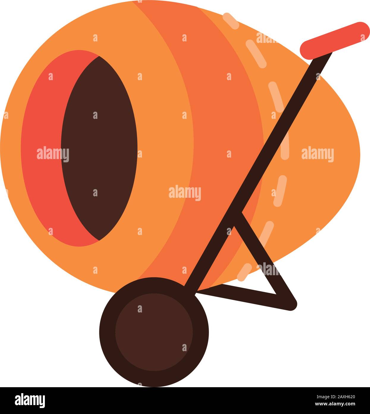 concrete mixer construction isolated icon Stock Vector Image & Art - Alamy