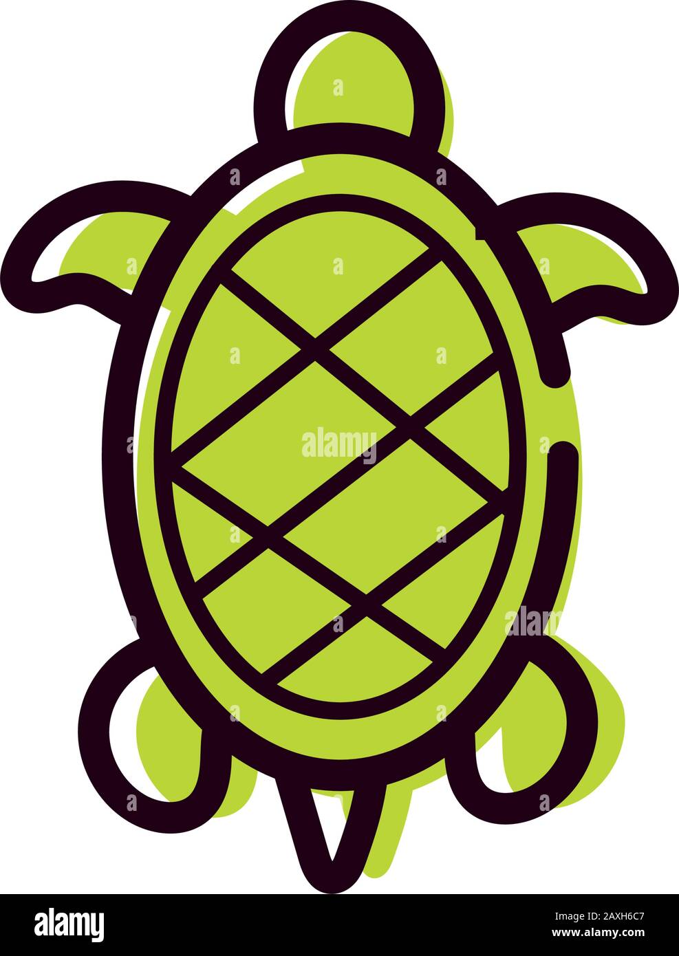 little turtle animal isolated icon Stock Vector Image & Art - Alamy