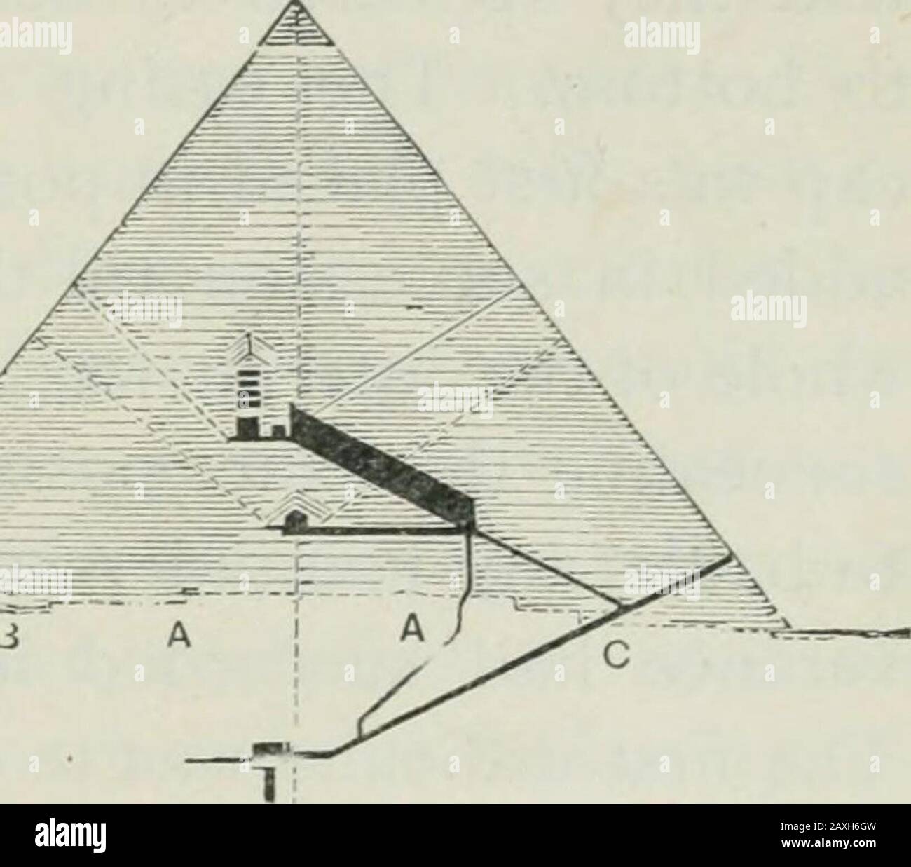Pyramid Blueprint Diagram Free 6 Level Pyramid Template For PowerPoint