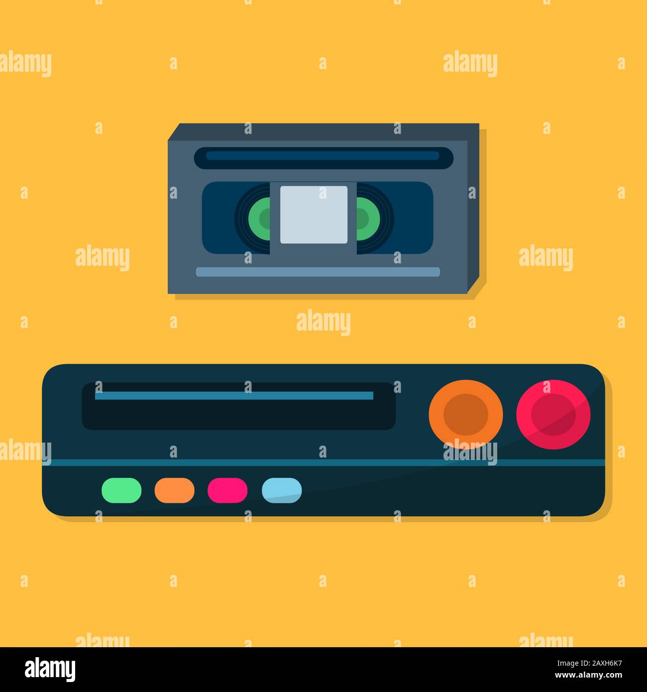 Vhs vector hi-res stock photography and images - Alamy