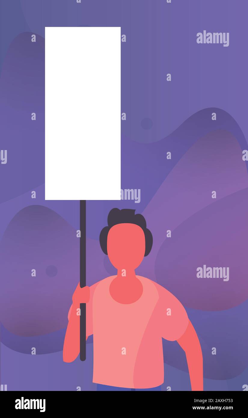 Politics protesting banner placard Stock Vector Images - Alamy