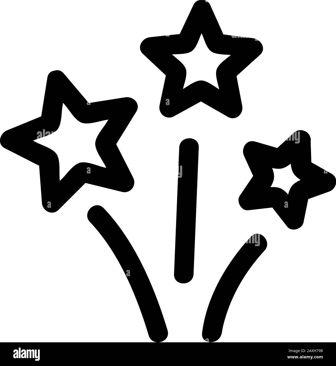 Star shining glitter icon vector. Isolated contour symbol illustration Stock Vector Image & Art ...
