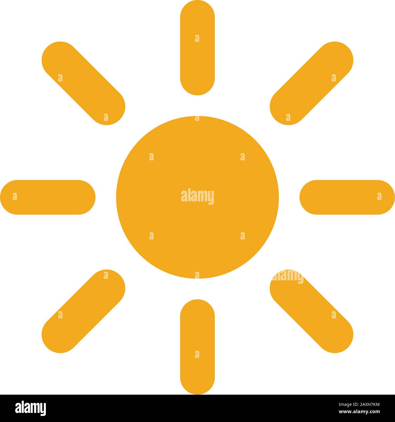 Sun icon. Simple element from space icons collection. Creative Sun icon ...