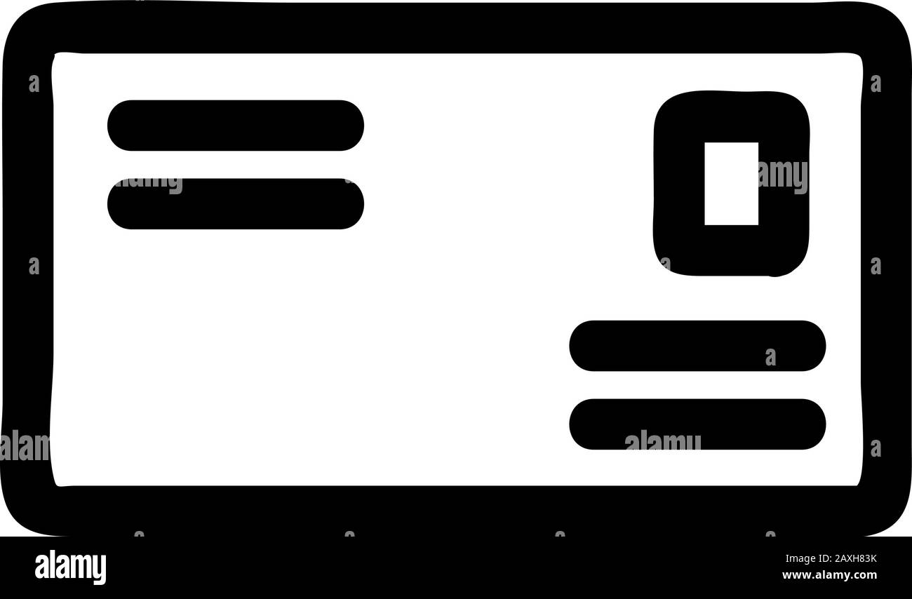 Mail icon vector. Isolated contour symbol illustration Stock Vector ...