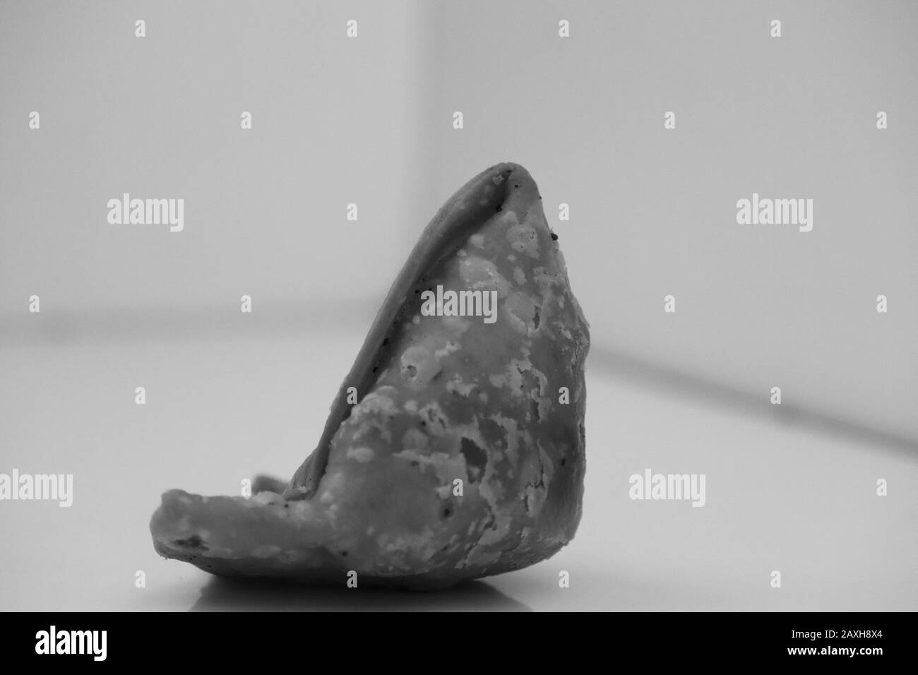 black monochrome shot of close up Indian food veg samosa and samosa ...