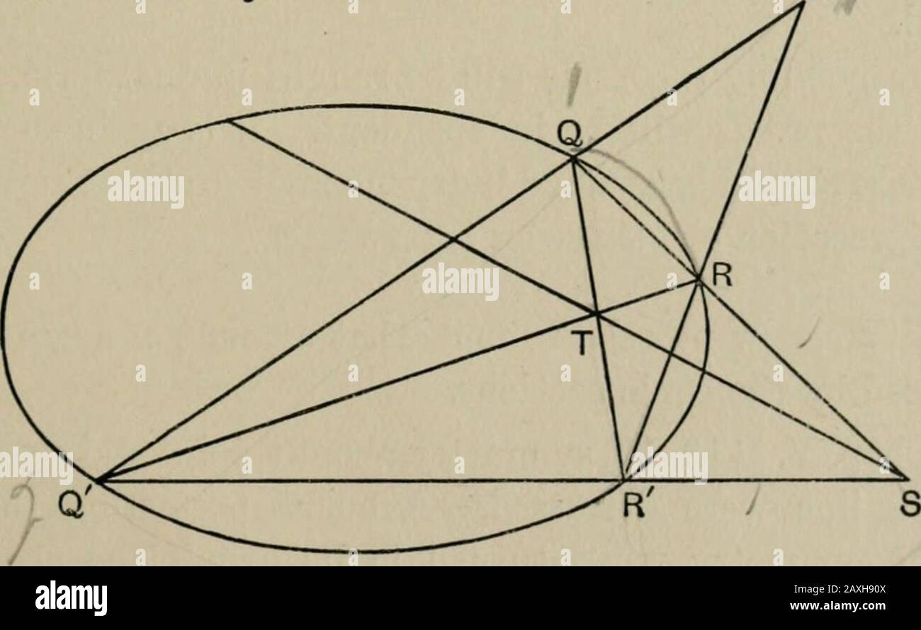 A first course in projective geometry . conjugate to thepoints in which ...