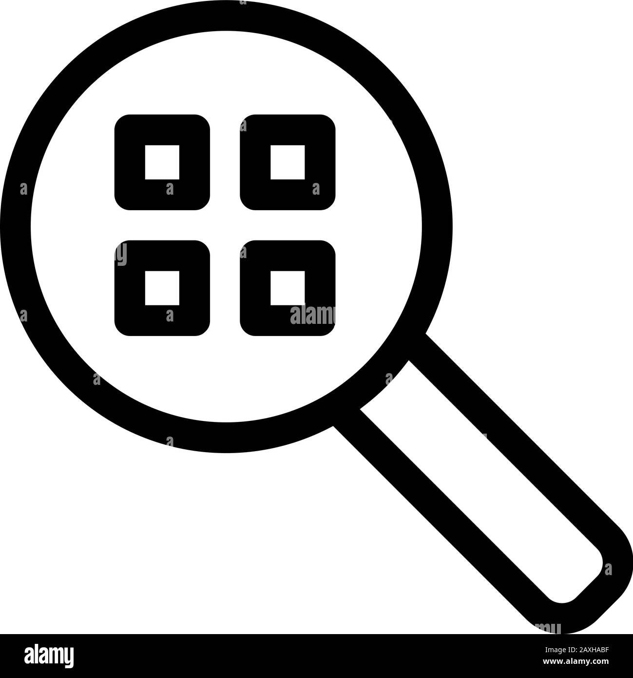 The bar code is an icon vector. Isolated contour symbol illustration ...