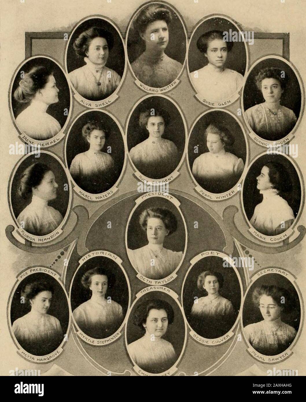 Oracle . Junior Class OFFICERS BETH TAYLOR President METTA HARGROVE ...