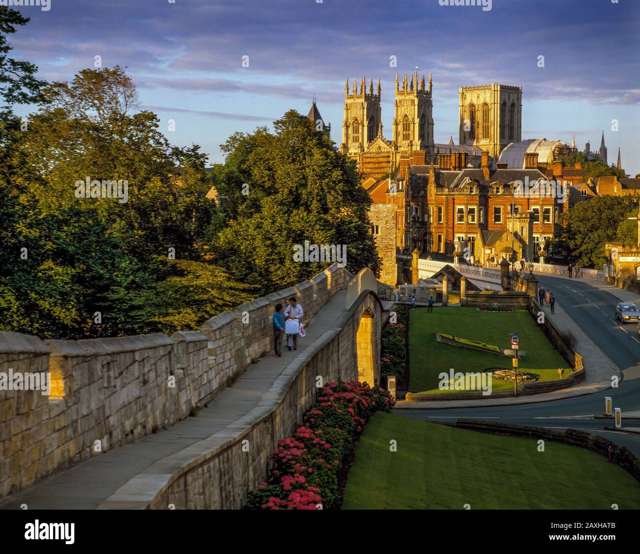 York City Walls and Minster Stock Photo - Alamy