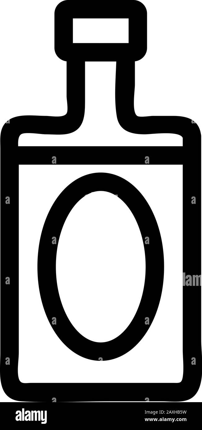 tequila icon vector. Isolated contour symbol illustration Stock Vector ...