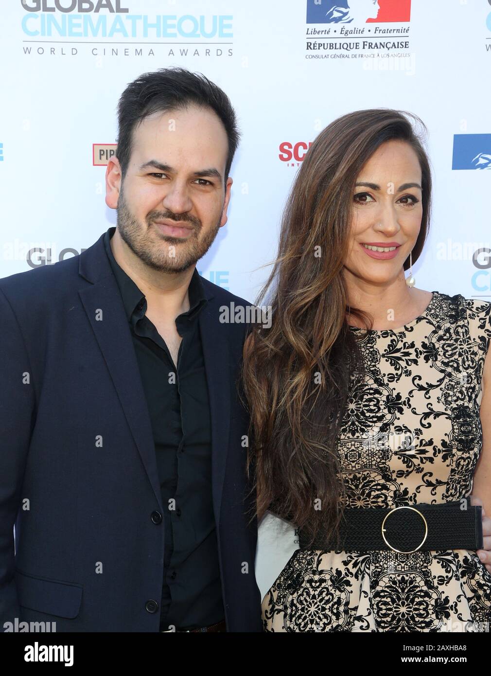 Beverly Hills, Ca. 10th Feb, 2020. Sacha Chaban, Melissa Papel, at ...