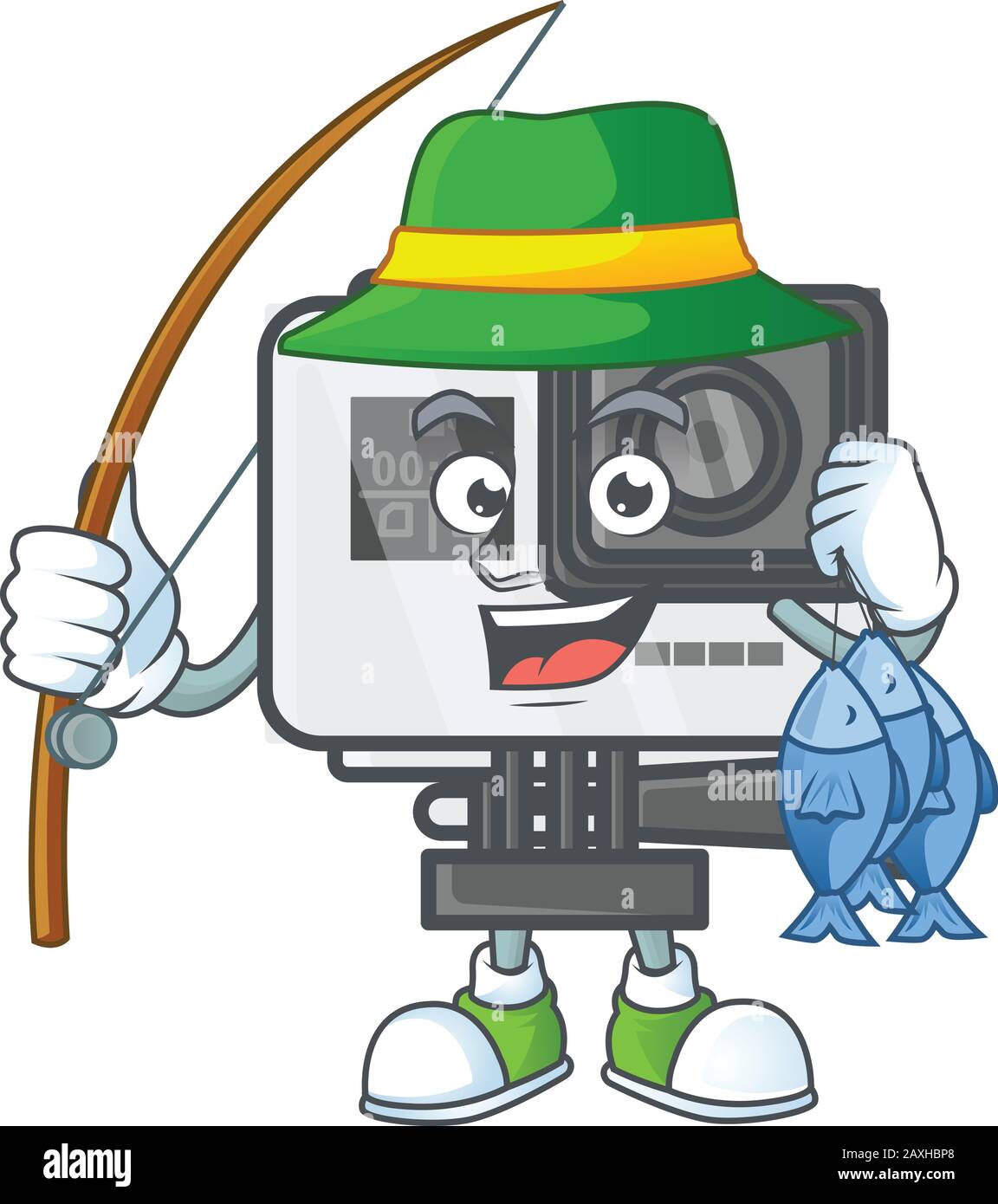 Fishing footage Stock Vector Images - Alamy