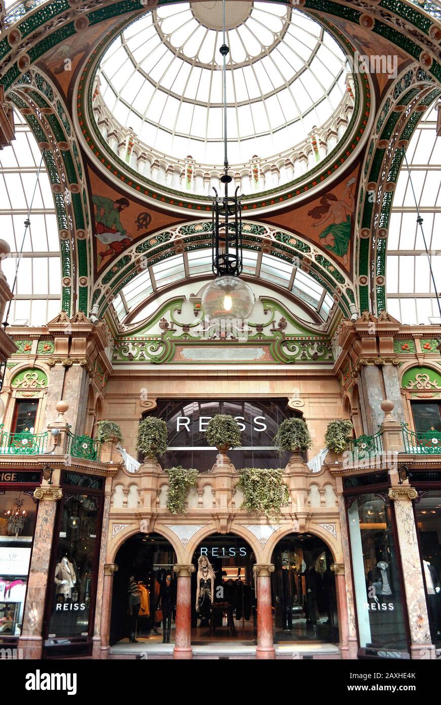 The Victoria Quarter shopping mall,Leeds, West Yorkshire Stock Photo ...