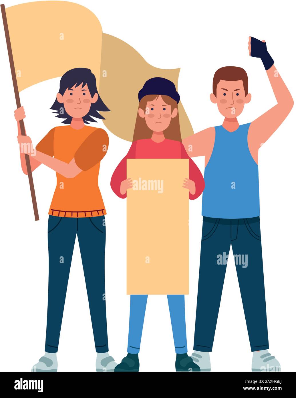 Social and political posters Stock Vector Images - Alamy