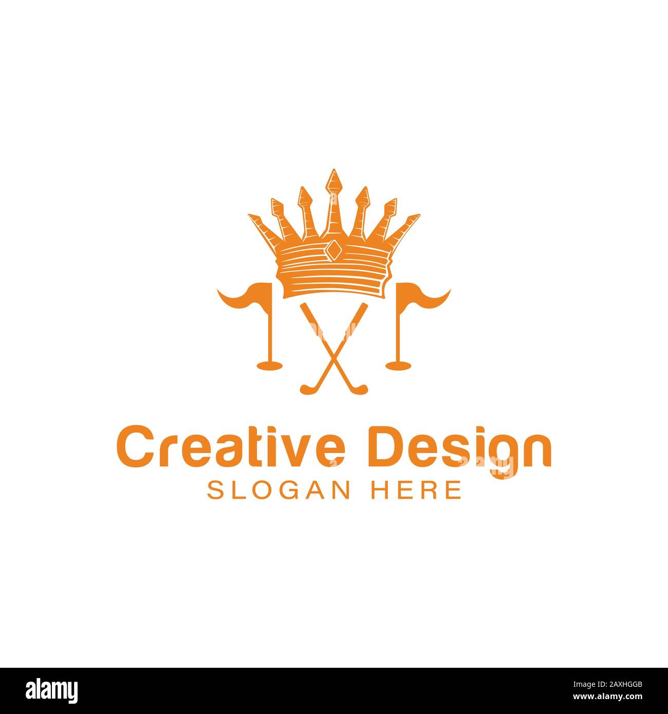 royal golf logo Ideas. Inspiration logo design. Template Vector ...
