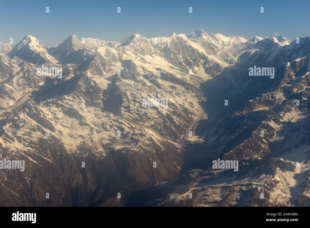Himalayas nepal aerial hi-res stock photography and images - Alamy