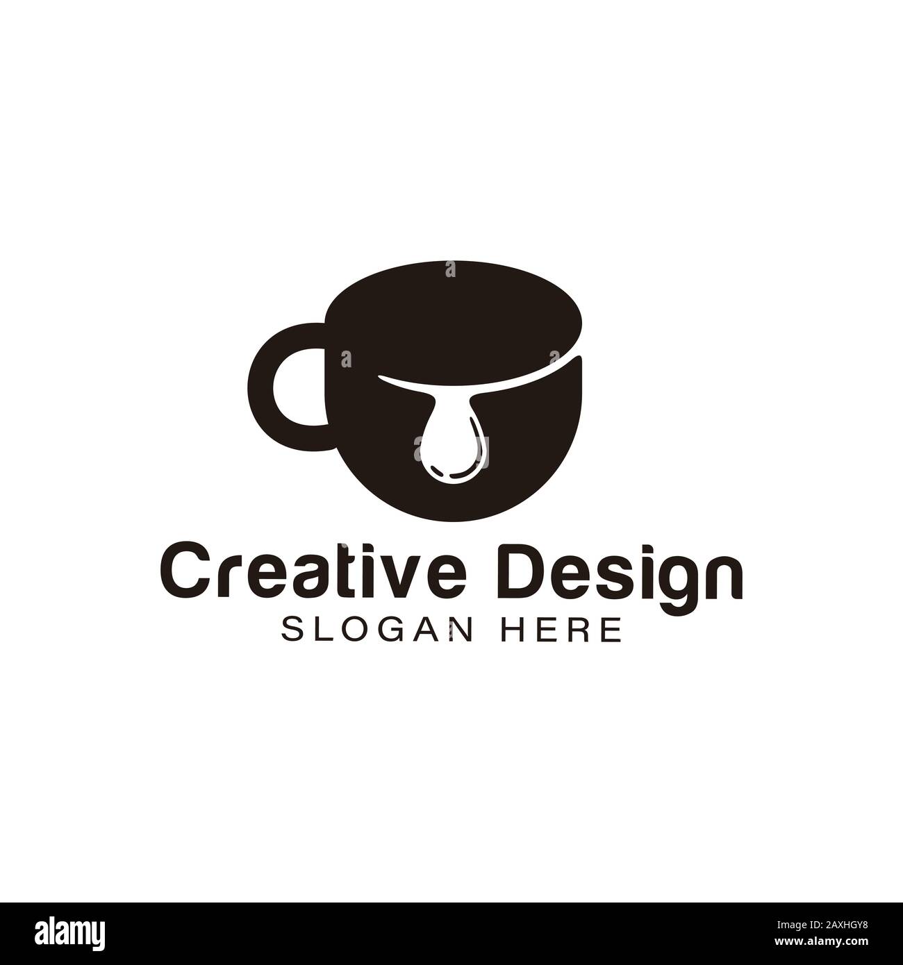 mug. glass. and water drop logo Ideas. Inspiration logo design ...