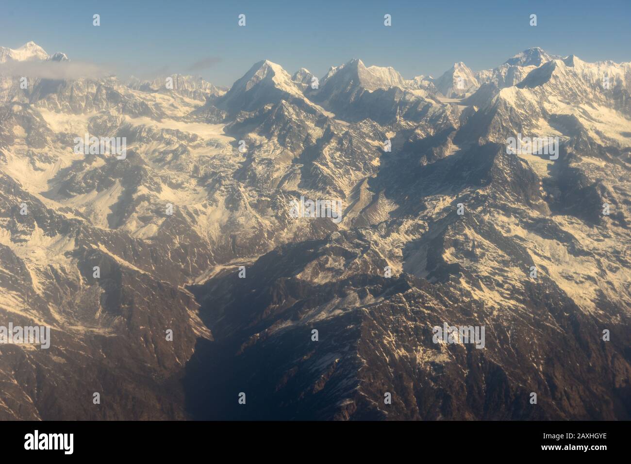 Aerial view of nepal hi-res stock photography and images - Alamy