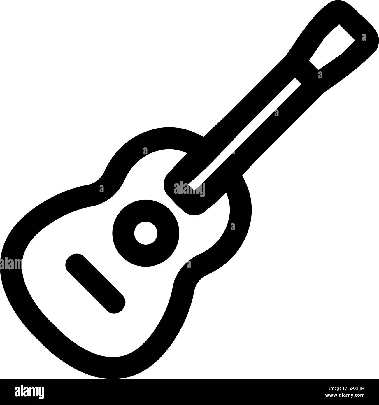 Rock music icon vector. Isolated contour symbol illustration Stock ...