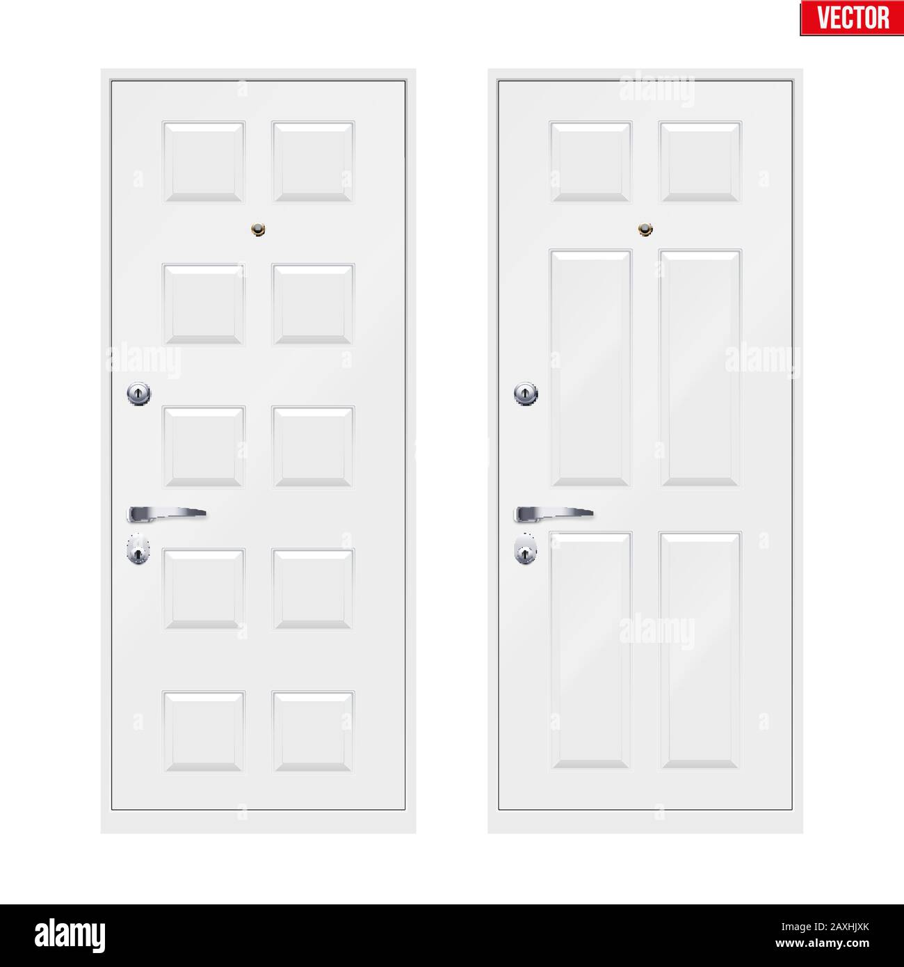 Pvc front door Stock Vector Images - Alamy