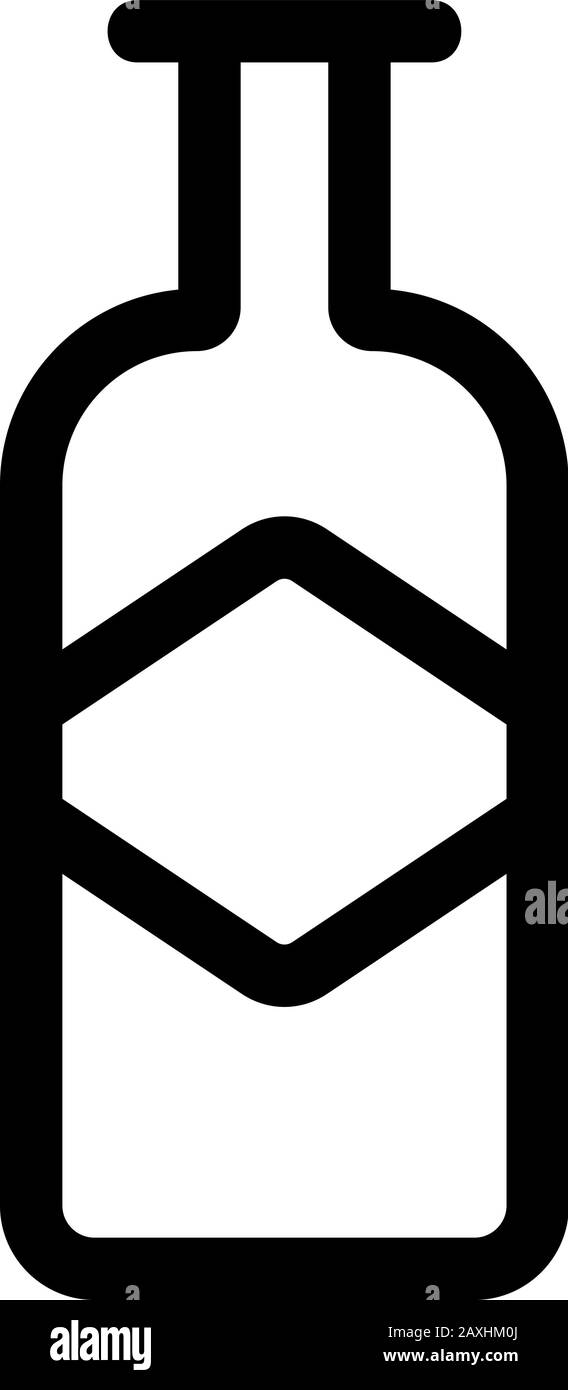 Whisky icon vector. Isolated contour symbol illustration Stock Vector ...