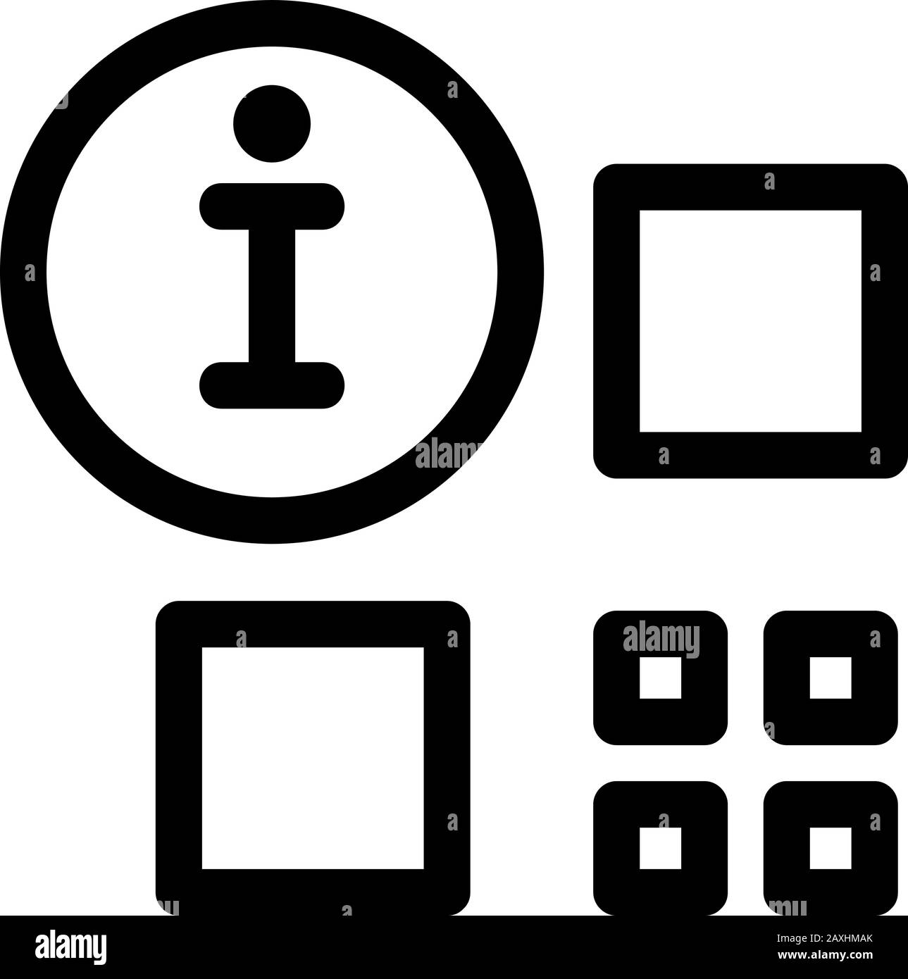 The bar code is an icon vector. Isolated contour symbol illustration ...