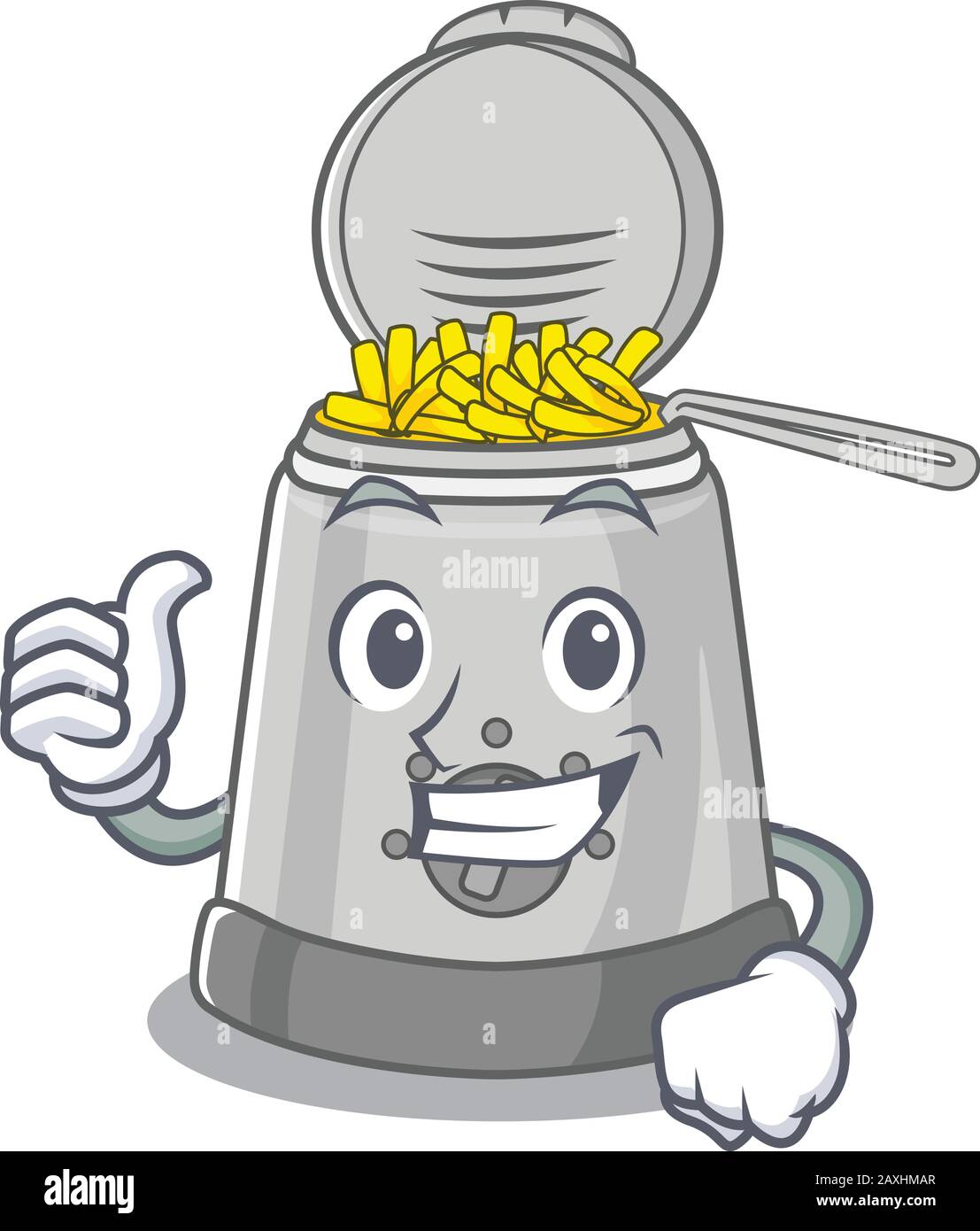 Funny deep fryer making Thumbs up gesture Stock Vector Image & Art - Alamy