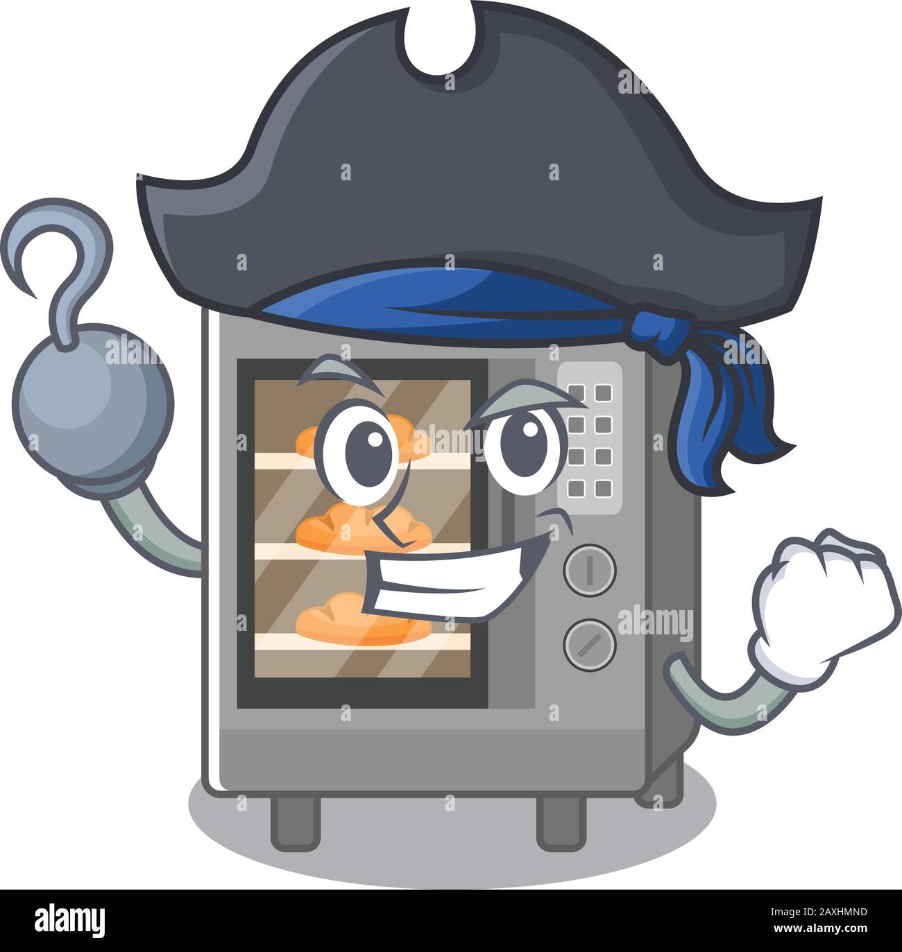 Cute oven cake mascot design with a hat Stock Vector Image & Art - Alamy