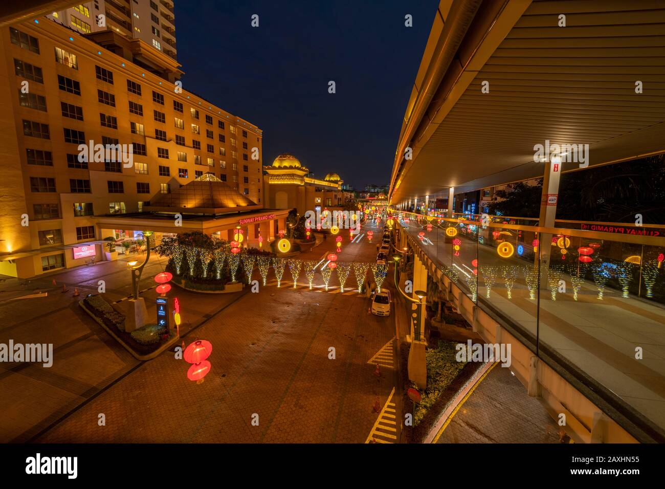 Sunway Pyramid Hotel at Sunway Pyramid Mall in Selangor, Malaysia. The ...
