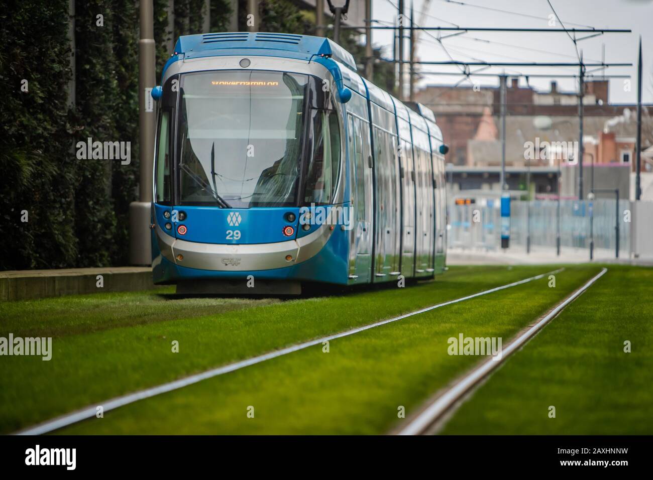 The Midland Metro continues to extend through the city of Birmingham ...