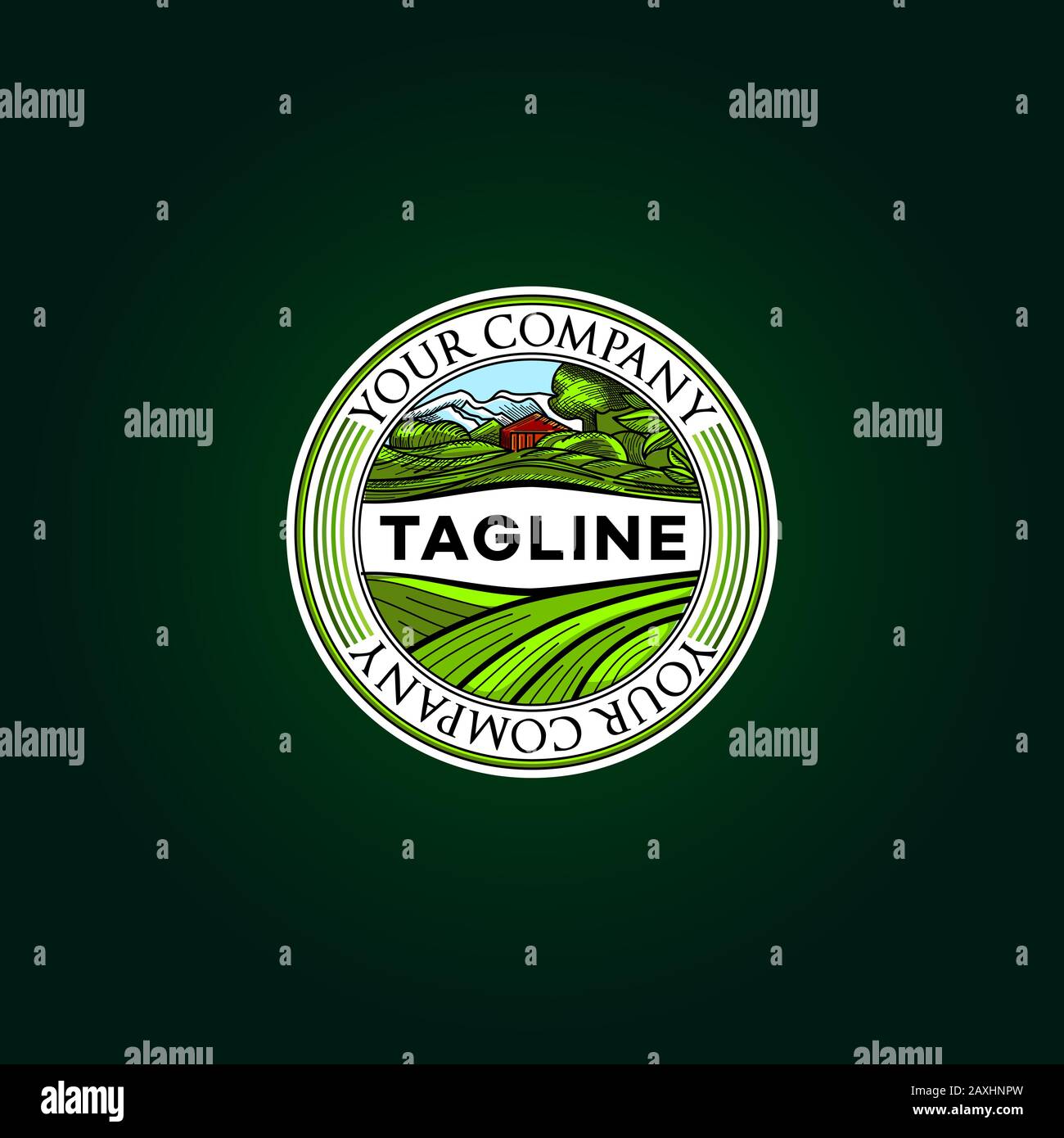 Farming vintage classic Stock Vector Images - Alamy