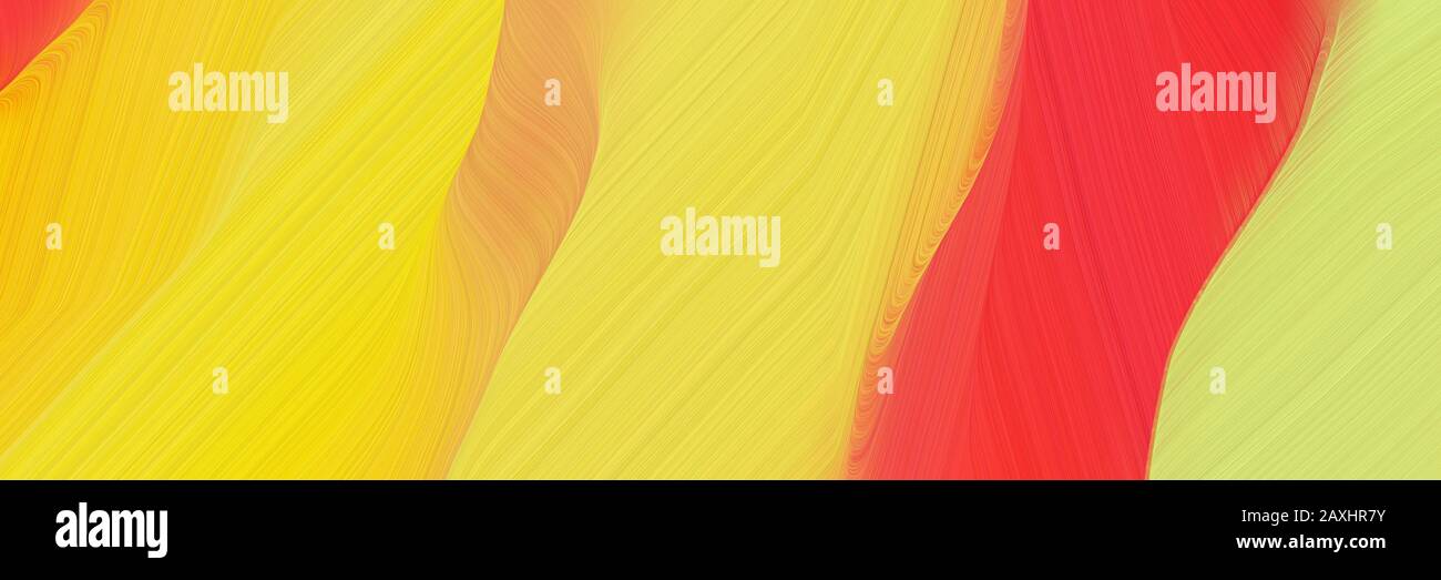 surreal header design with pastel orange, crimson and gold colors ...