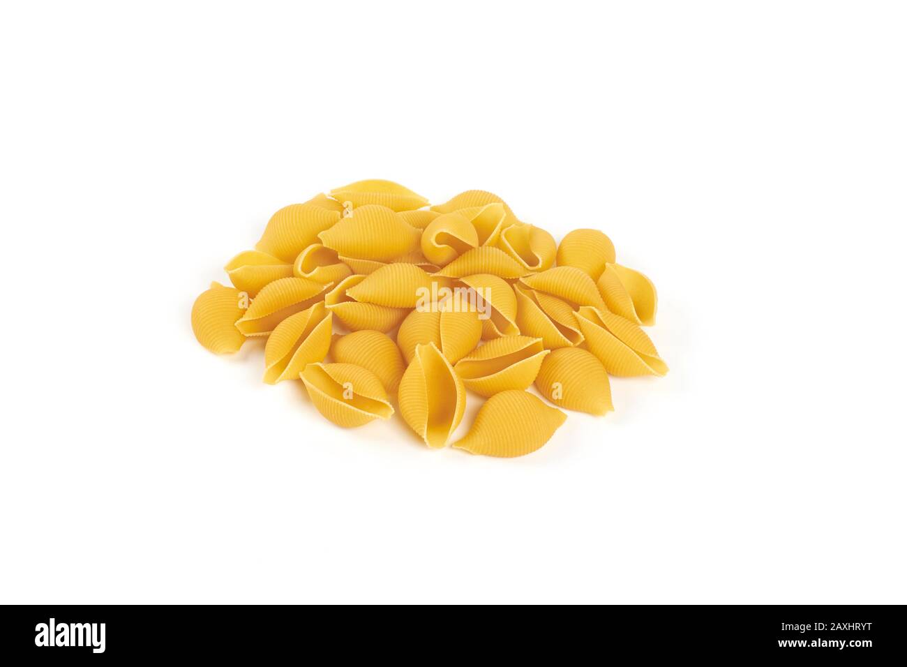 conchiglioni pasta shells , isolated on a white background Stock Photo ...