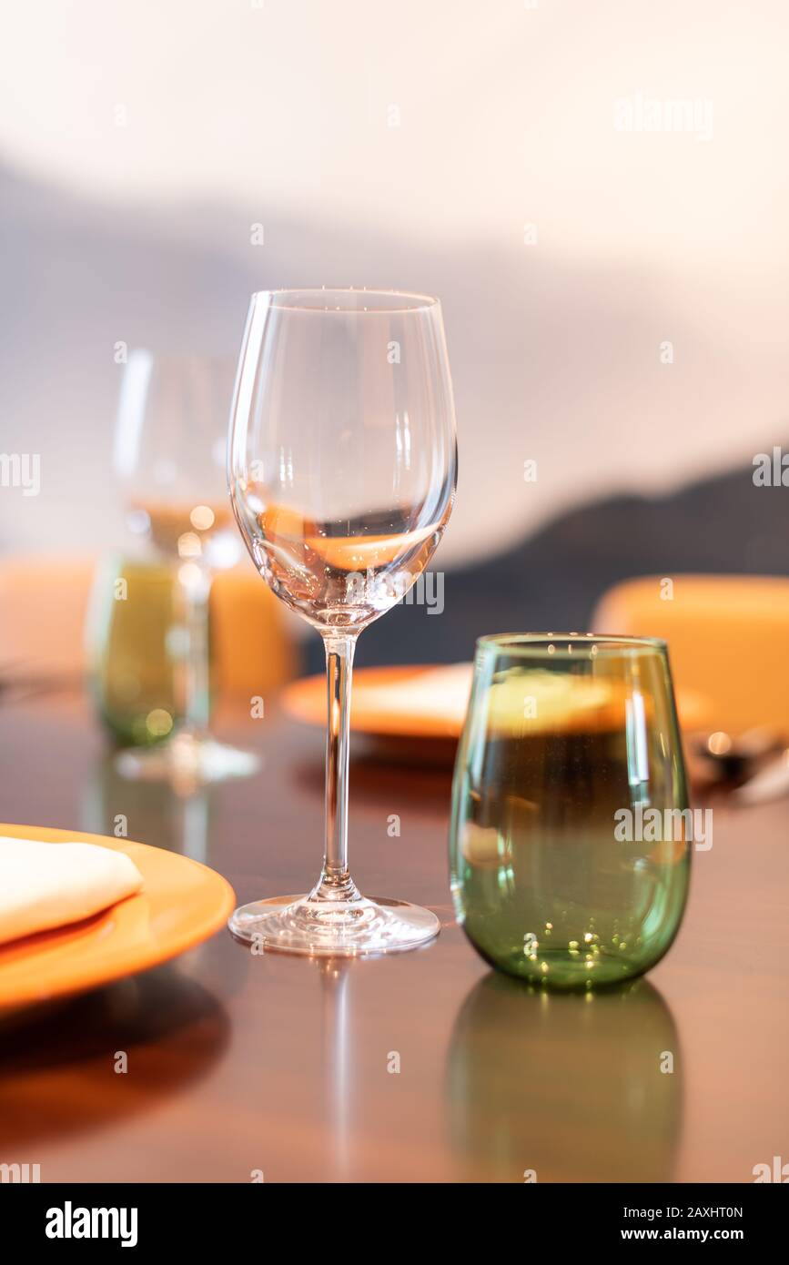 Elegant Table set up Stock Photo - Alamy