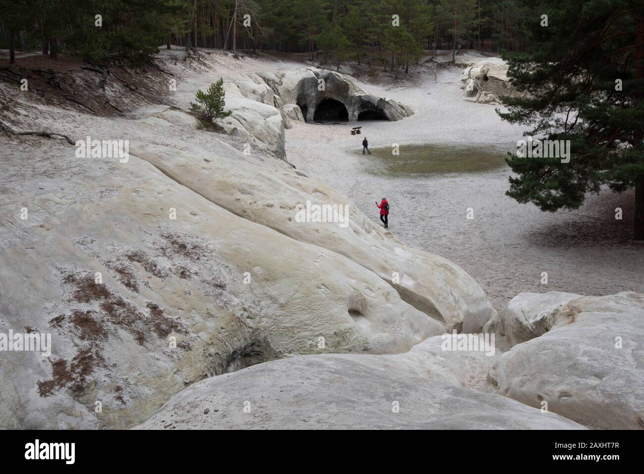 Blankenburg, Germany. 02nd Feb, 2020. View of the sand caves in the ...