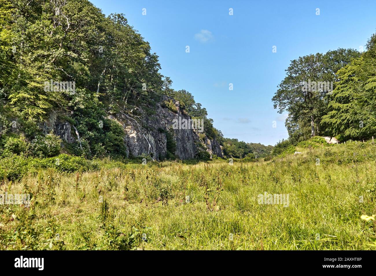 Echo Valley - Denmark's longest rift, vicinity of Aakirkeby, Bornholm ...