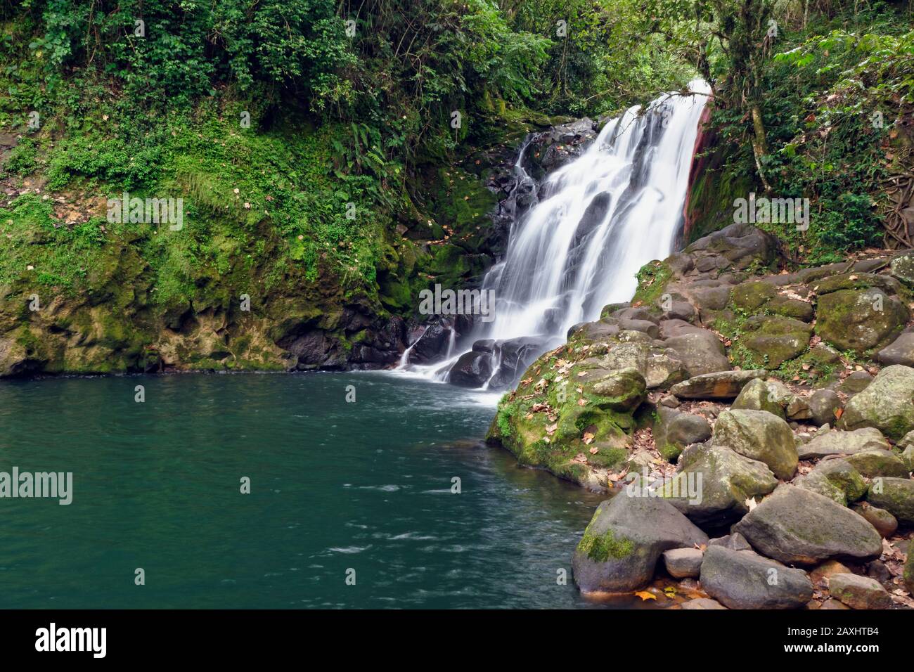 Waterfall Cascada De Texolo in Xico, Mexico Stock Photo - Alamy