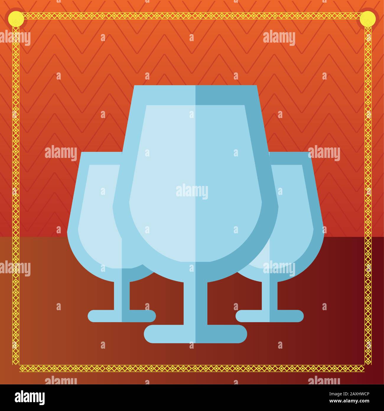 wine cups glasses toast icon Stock Vector Image & Art - Alamy