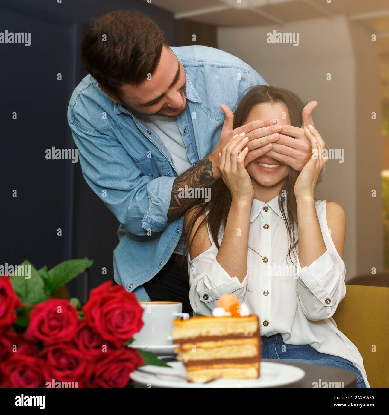 Two girlfriends in love hi-res stock photography and images - Alamy