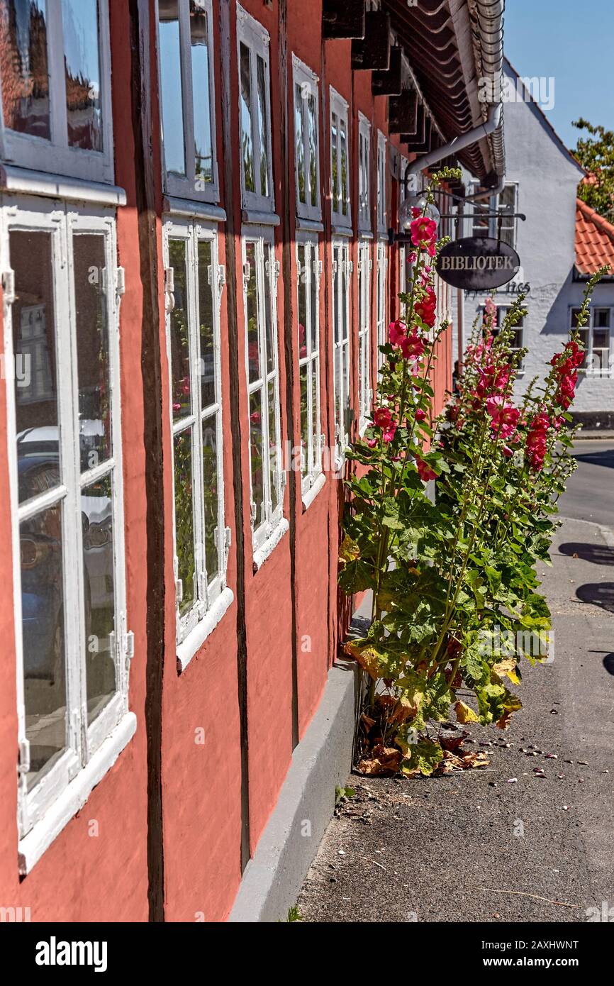 SVANEKE, DENMARK - Jun 28, 2019: Svaneke, Bornholm island, Denmark ...