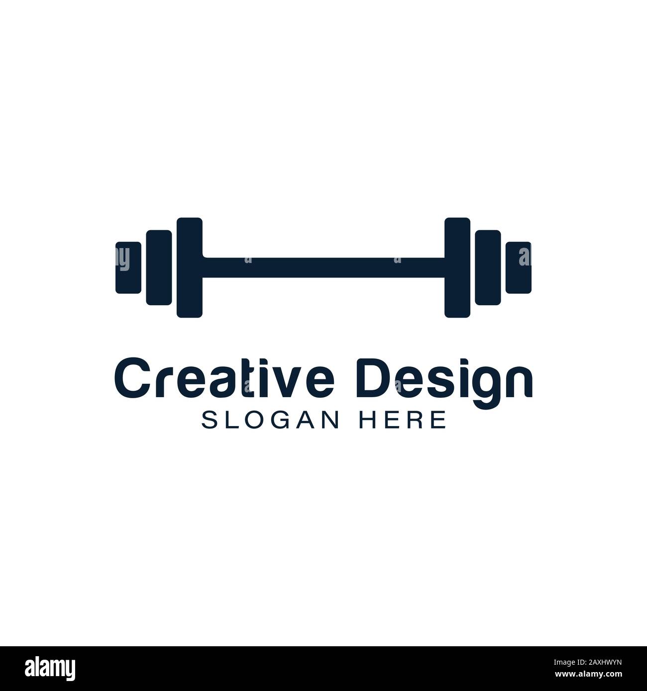 iron weight logo Ideas. Inspiration logo design. Template Vector ...