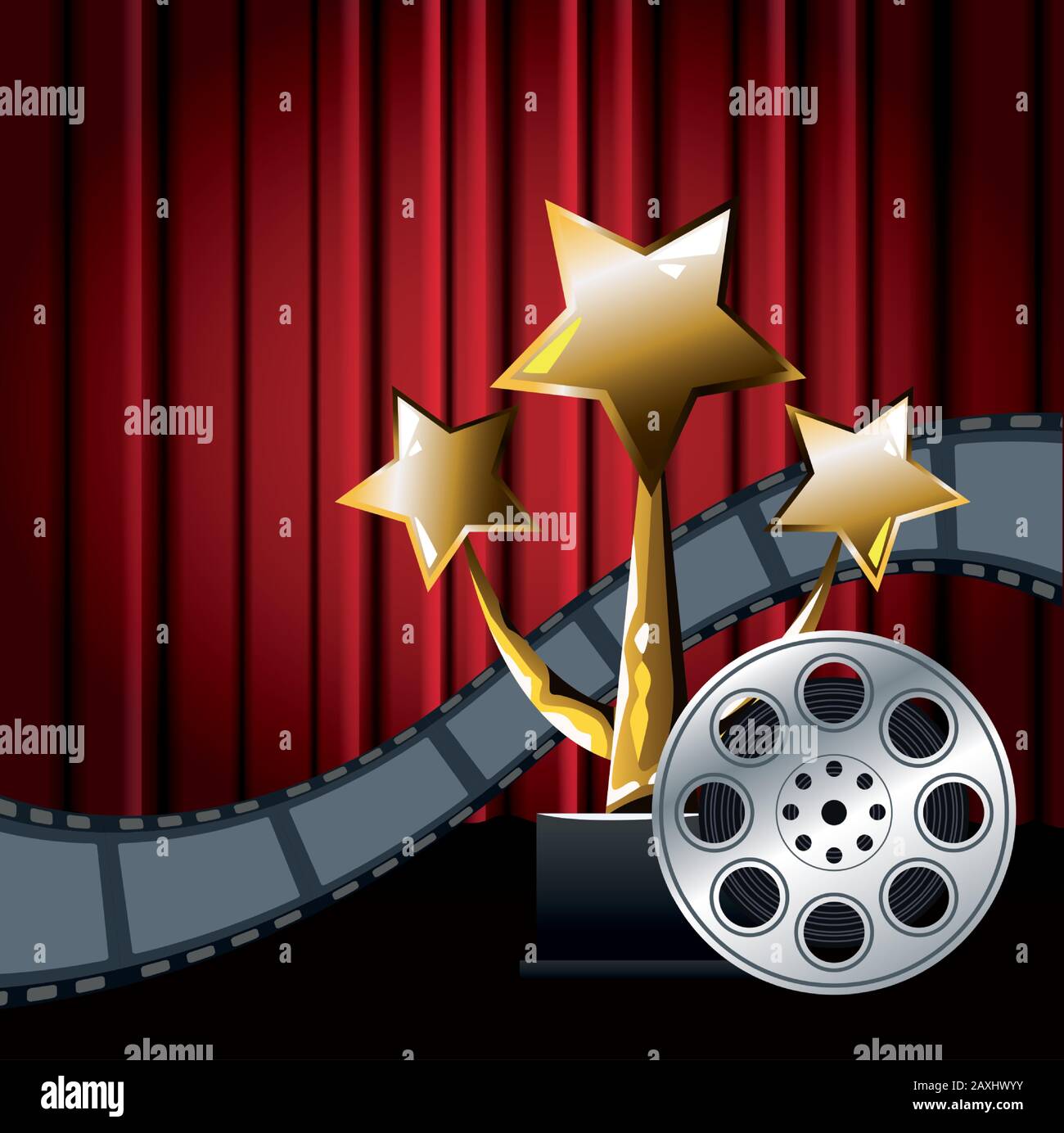 Hollywood film stars Stock Vector Images - Alamy