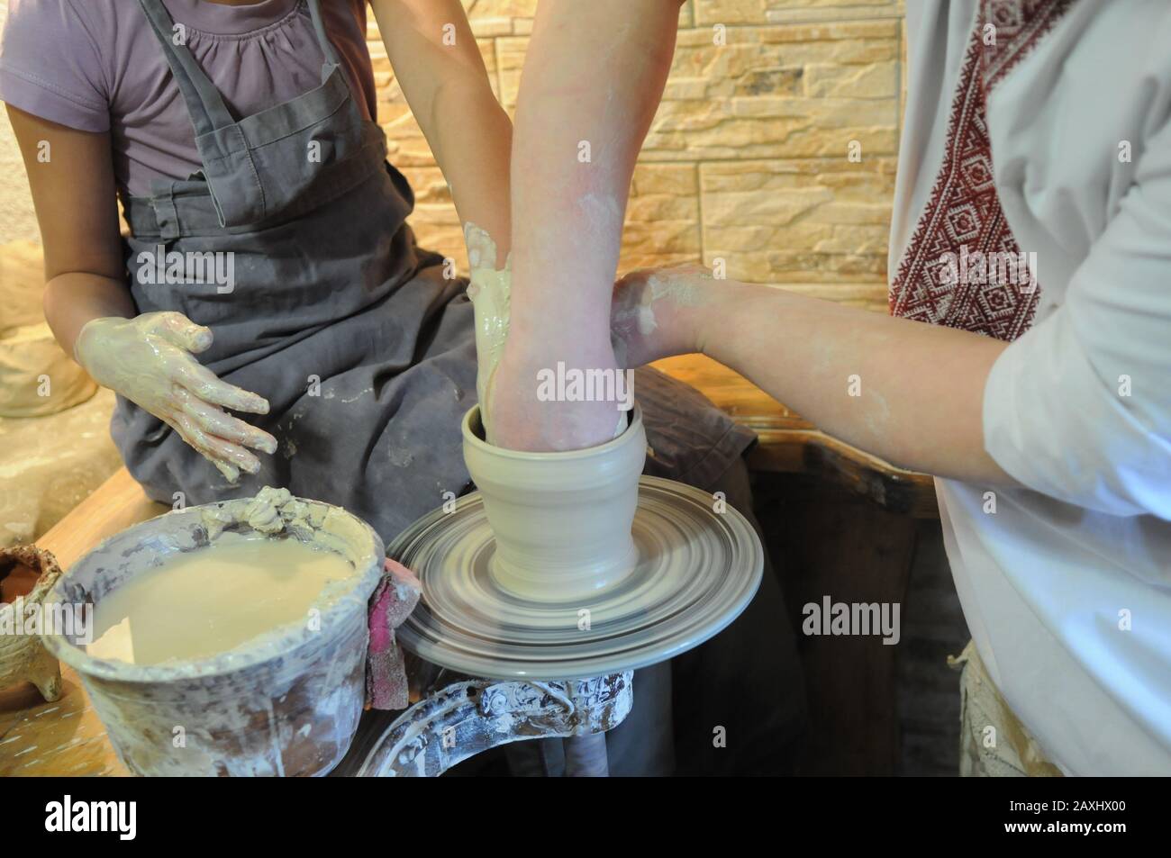 Pottery Lesson High Resolution Stock Photography and Images - Alamy