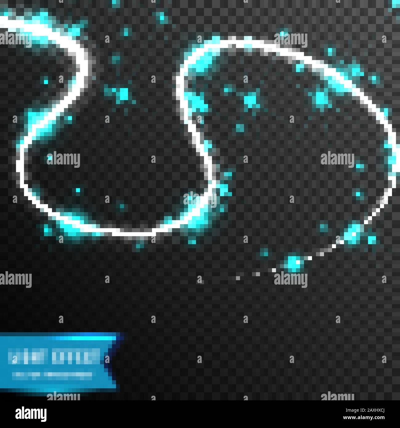 star galaxy effect, from connecting dot and line. light effect. vector ...