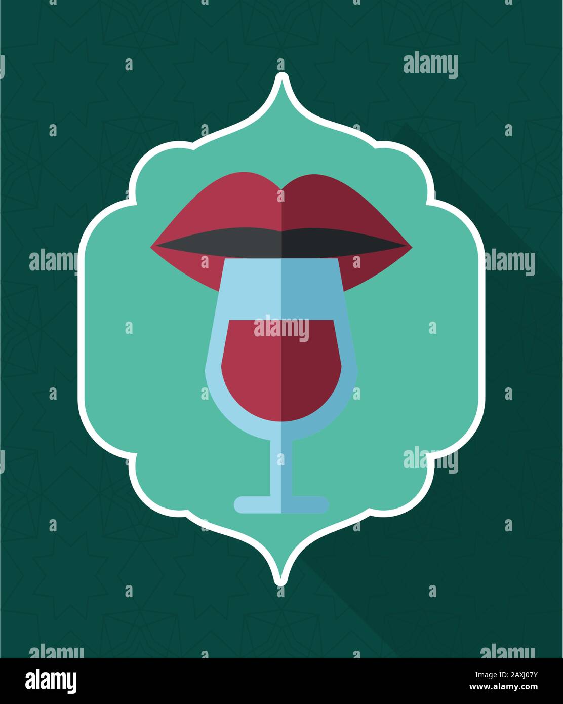 Woman goblet Stock Vector Images - Alamy