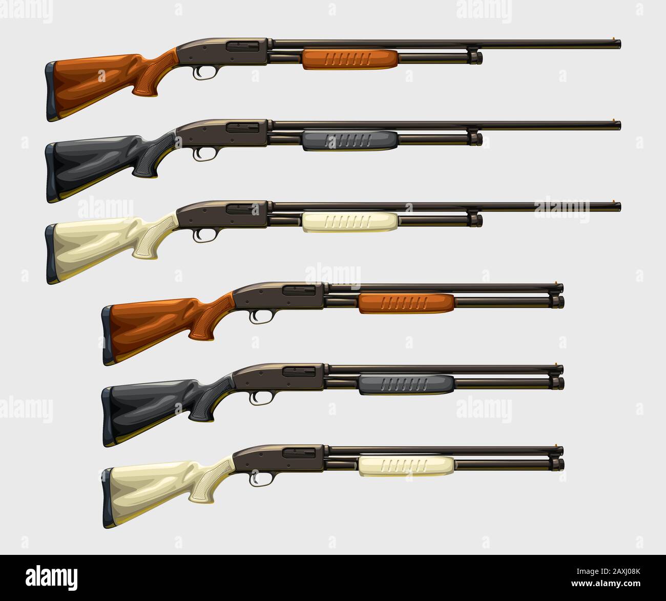 Shotguns Stock Vector Images - Alamy